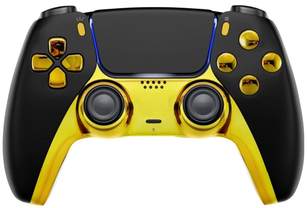 Custom Wireless UN-MODDED PRO Controller (Black/Gold)