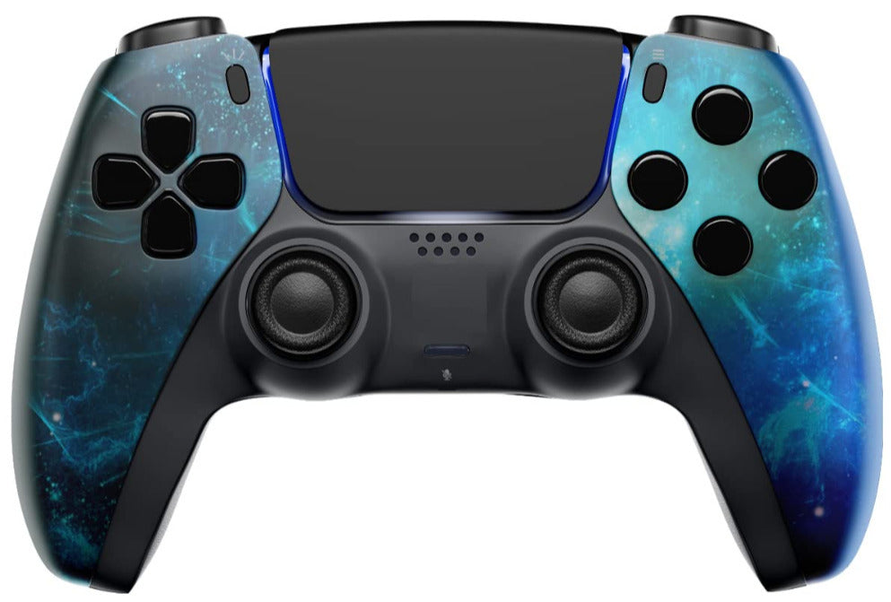 Custom Wireless UN-MODDED PRO Controller (Blue Nebula)