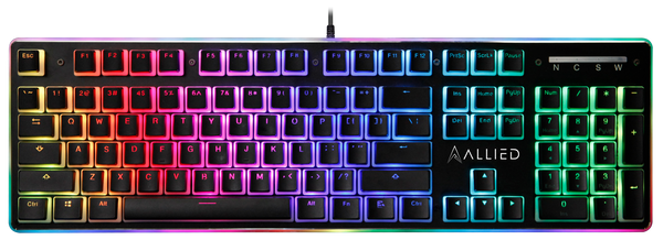 Allied Firehawk Mechanical Gaming Keyboard - Outemu Blue Switches