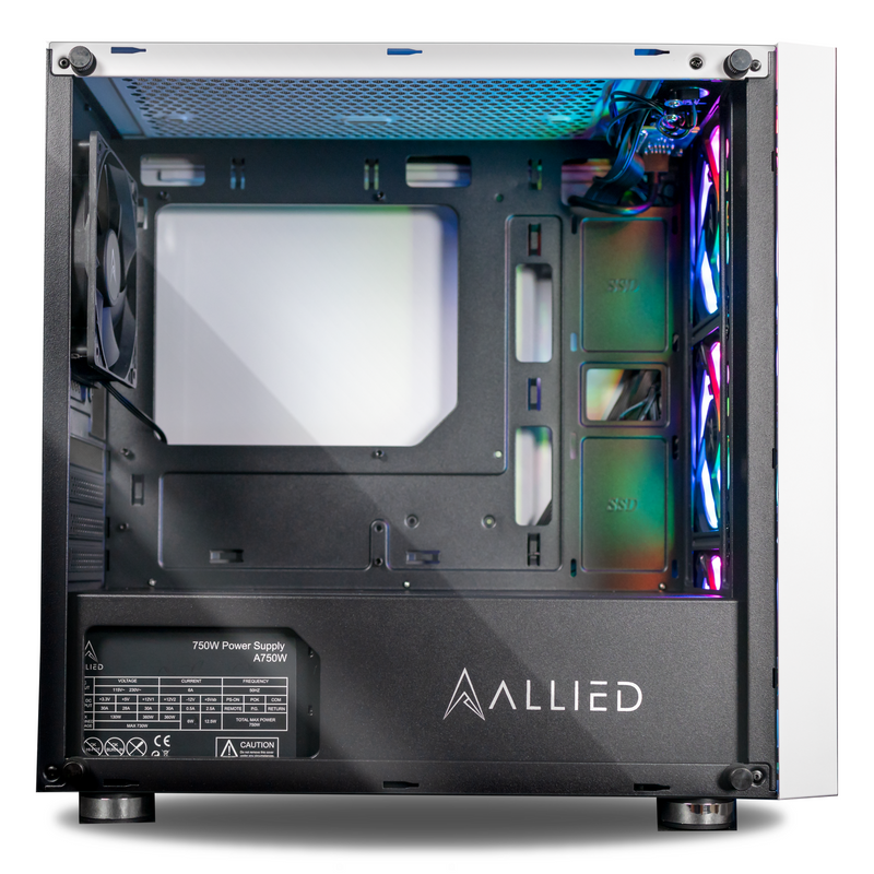 Allied Stinger Micro-ATX Tower Gaming Desktop Case